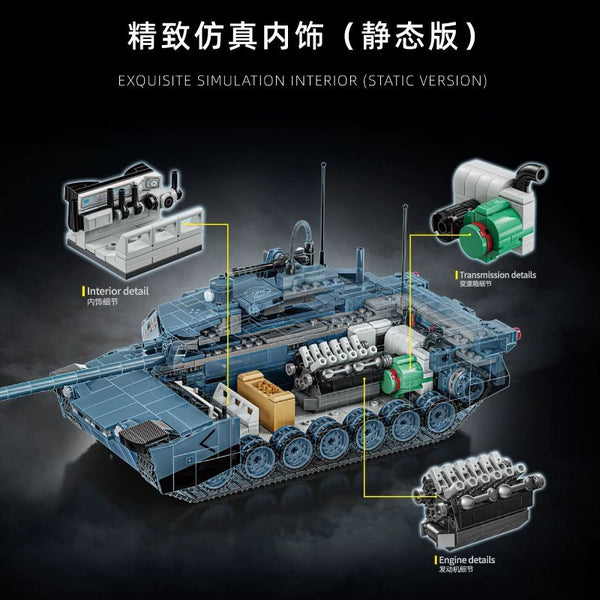 2116 pcs 12GO 96005 Abrams-X – Joy Bricks