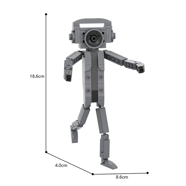 (Gobricks version) Skibidi Toilet（Radioman） – Joy Bricks