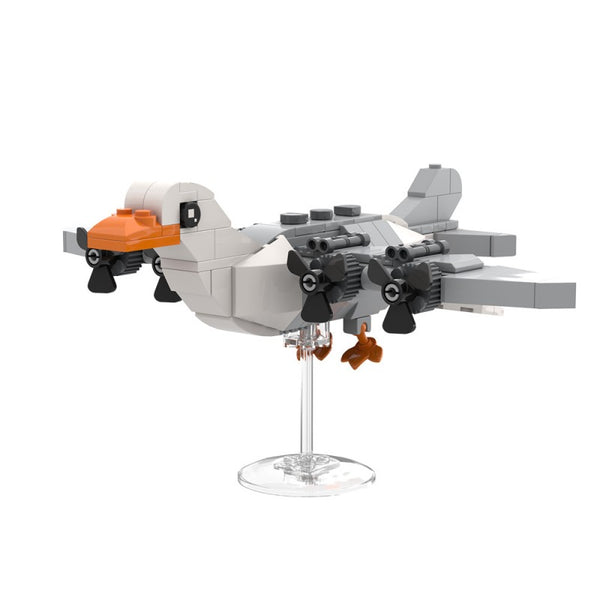 (Gobricks version) 190pcs MOC AI Brain Decaying Animals Goose LEGO Com ...