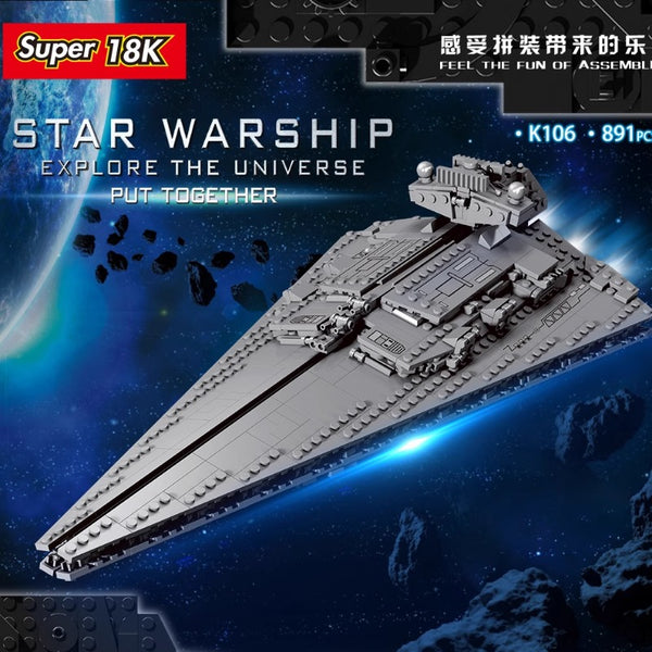 796 pcs Super 18K K105 Incursor-Class Cruiser – Joy Bricks