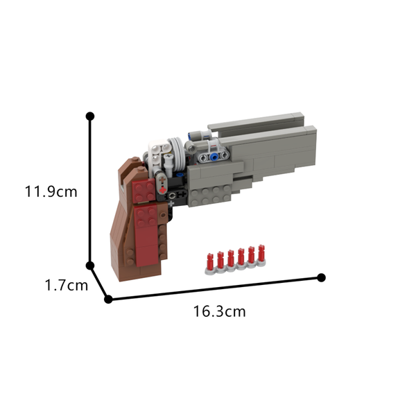 (Gobricks version) 159pcs MOC-184842 Working 6 Shot Revolver – Joy Bricks