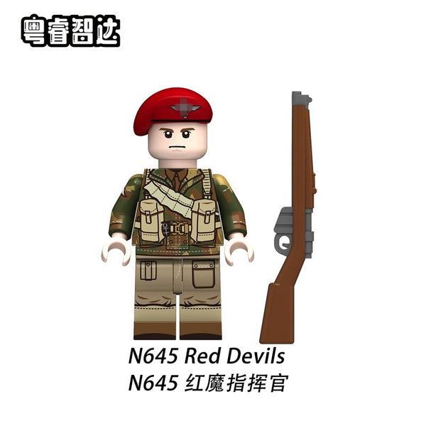 N645-650 British Army Series Minifigures – Joy Bricks
