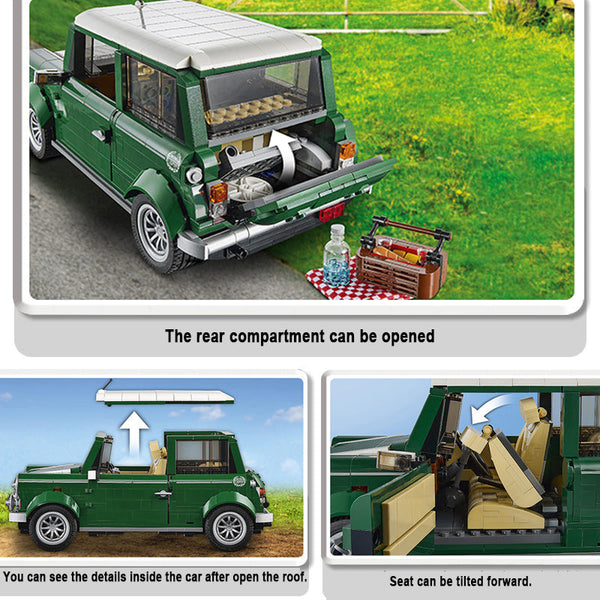 1077 PCS 21002 MINI Cooper MK VII Compatible 10242 – Joy Bricks
