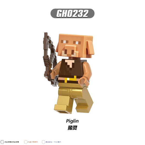 G0130 Minecraft Knight Piglin Sniffer Minifigures – Joy Bricks