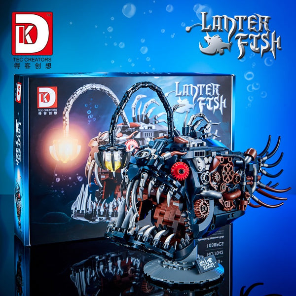 1038 pcs DK 7042 Mechanical lantern fish – Joy Bricks
