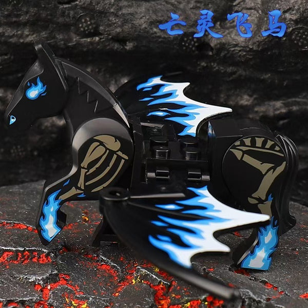 QQ04-66 Dark Undead Pegasus Dragon Knight Mount Minifigures – Joy Bricks