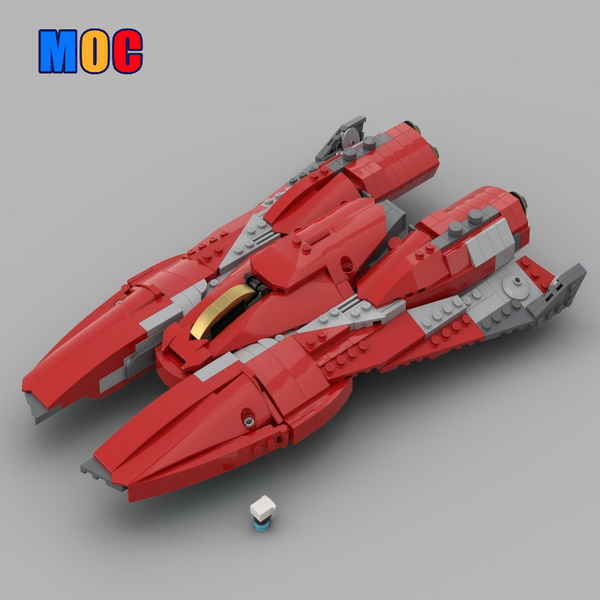 638pcs MOC-71457 1:250 scale Elite dangerous Mamba – Joy Bricks