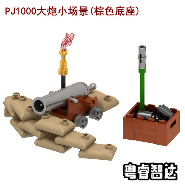 PJ1000-1001 Napoleon's medieval cannon trenches – Joy Bricks