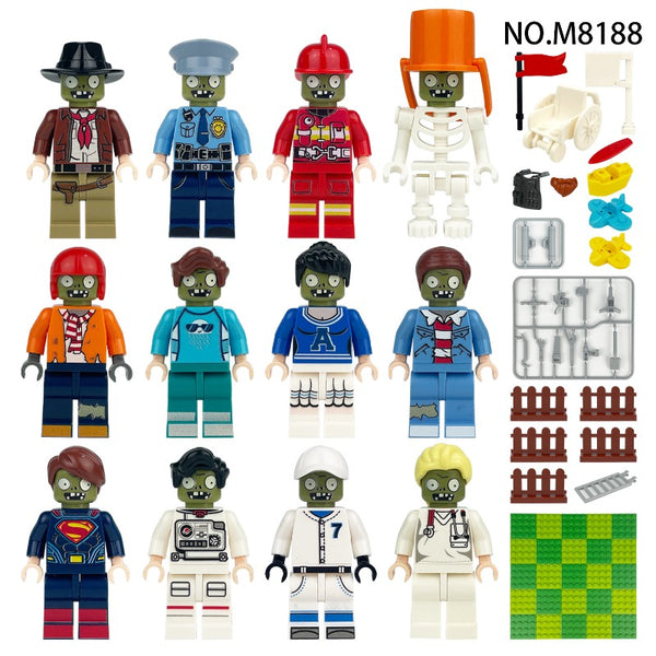 M8188 Zombie Attack Series minifigures – Joy Bricks