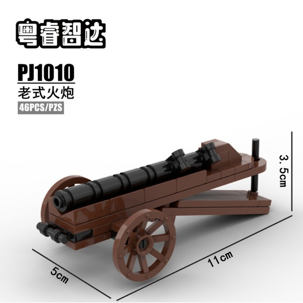 PJ1009-1010 Medieval Organ Cannon Old style Artillery – Joy Bricks