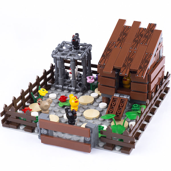 City Farm Animals Plants Chicken Coop – Joy Bricks