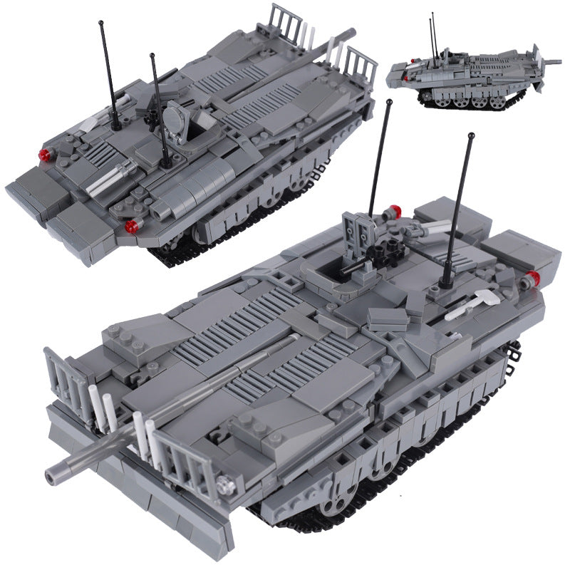 MOC World War II German half-track armored vehicle, North African Tiger ...