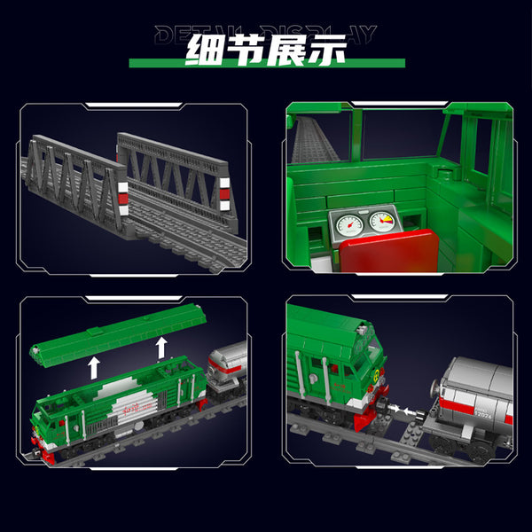 1090 pcs MouldKing 12026 HXN 3 Diesel Locomotive – Joy Bricks