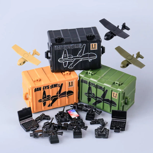 MOC Military Special Soldier Weapon Box UAV Computer – Joy Bricks