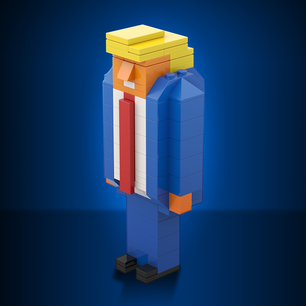 (Gobricks version) 123pcs MOC-185294 Donald Trump – Joy Bricks