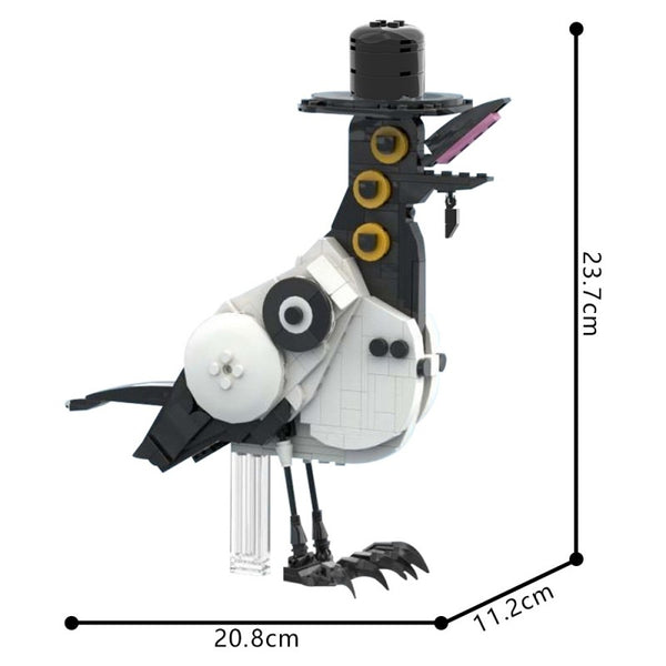 (Gobricks version) 357pcs MOC-228151 'Sussie' Demonic Magpie - K-pop D ...