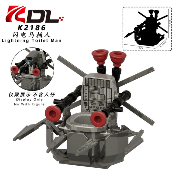KDL826 Skibidi Toilet series Minifigures – Joy Bricks
