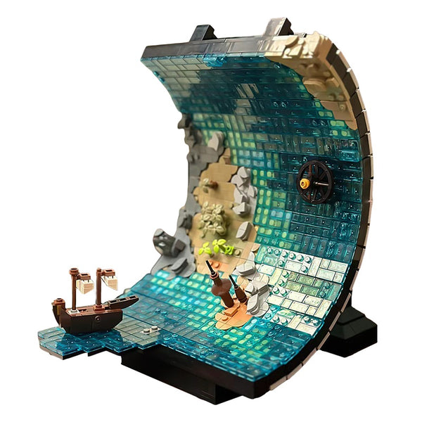 (Gobricks version) 1271PCS MOC Roll over! sea level – Joy Bricks