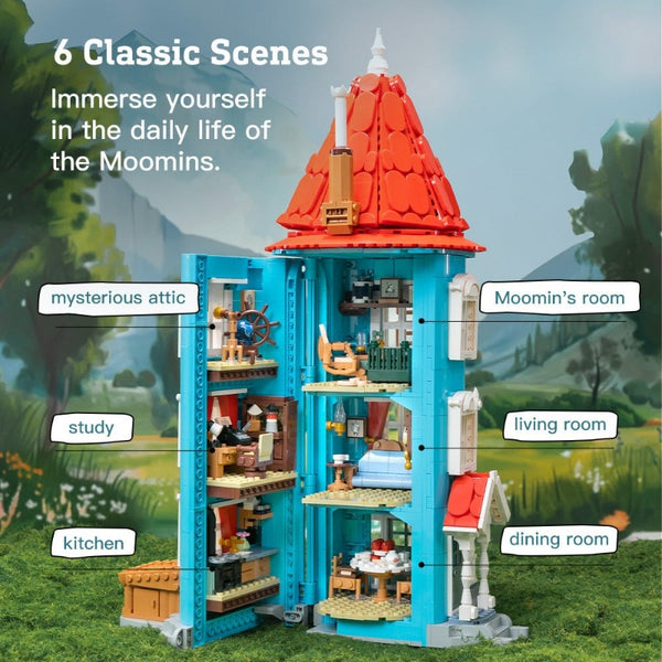 1800 pcs Pantasy 87201 Moomin House – Joy Bricks