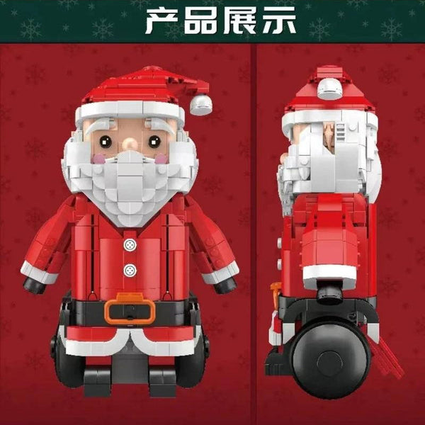 666pcs 13116 MouldKing Santa Claus Programmable remote control electric ...