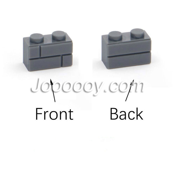 20 pcs 1*2 wall tiles MOC bricks – Joy Bricks