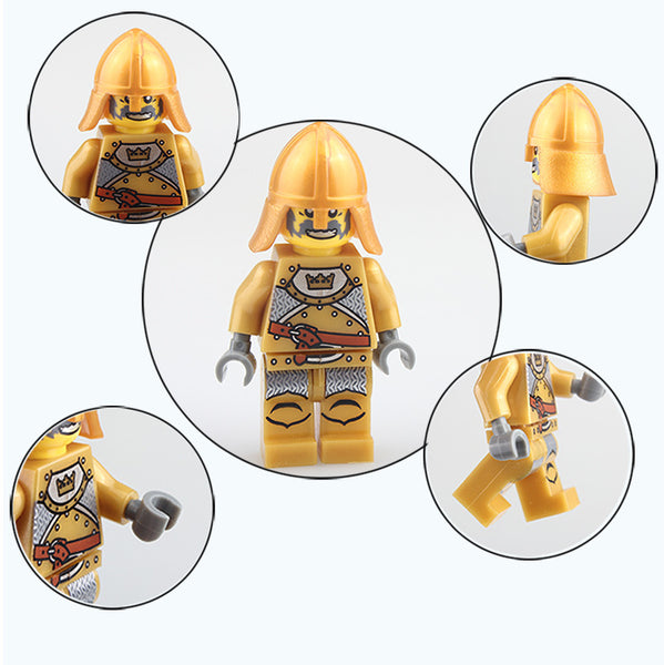 AX9802 Golden Knight Minifigure – Joy Bricks