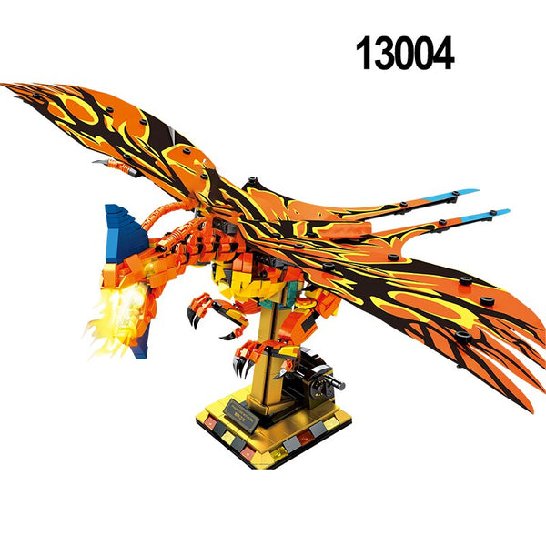 13003 13004 13005 13006 Puzzle Building Block Dragon Series Figures C ...