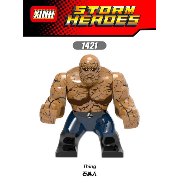 XH1050 XH1421 XH1259 Super Hero Series Stone Man Fighter Big ...