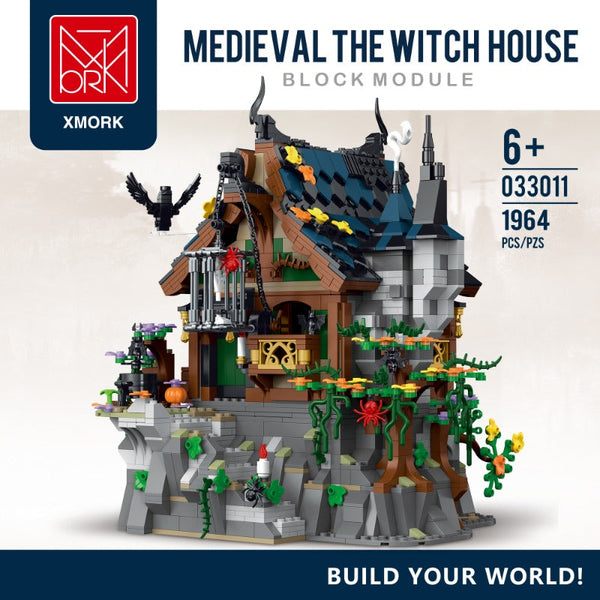 1964 pcs 033011 MORKMODEL Medieval - wizard hut – Joy Bricks