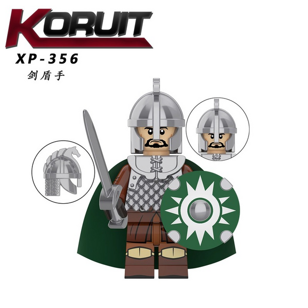 KT1046 Medieval series Knight of Rohan minifigures – Joy Bricks