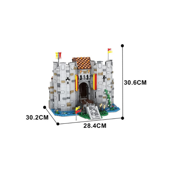 (Gobricks version) 2680 pcs MOC-157507 The gate of Bricktenstein castle ...
